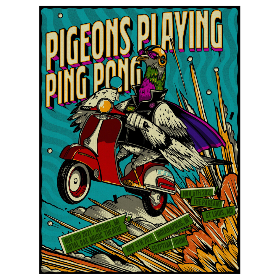 Posters – Pigeons Playing Ping Pong